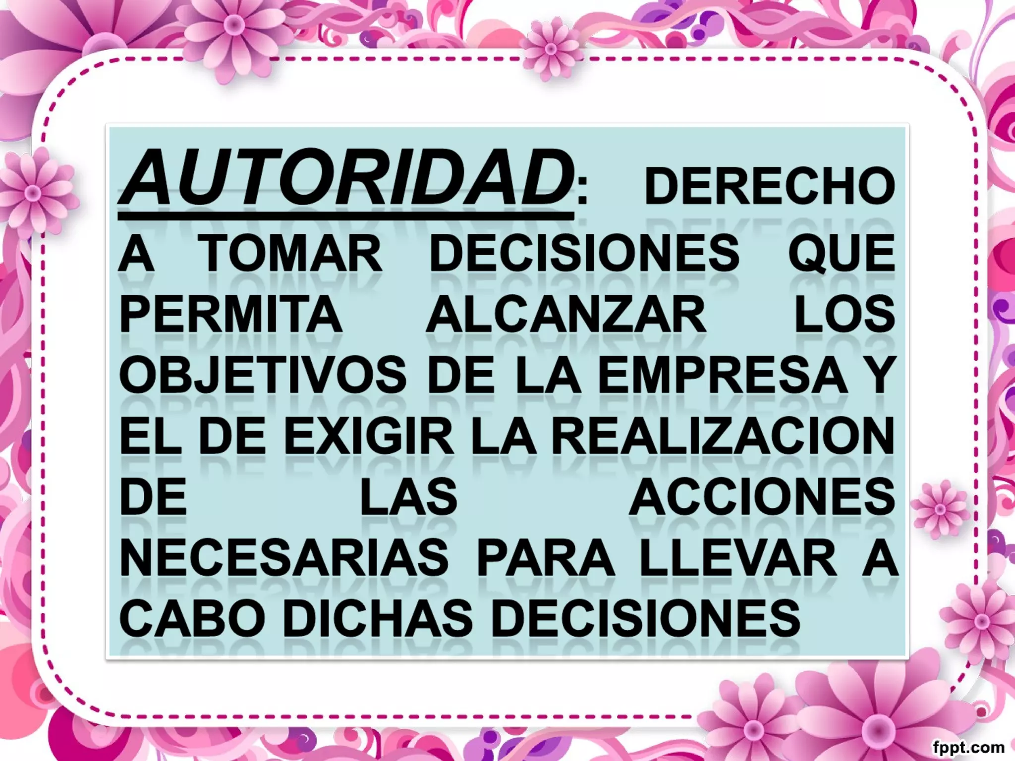 Tipos de autoridad | PPT