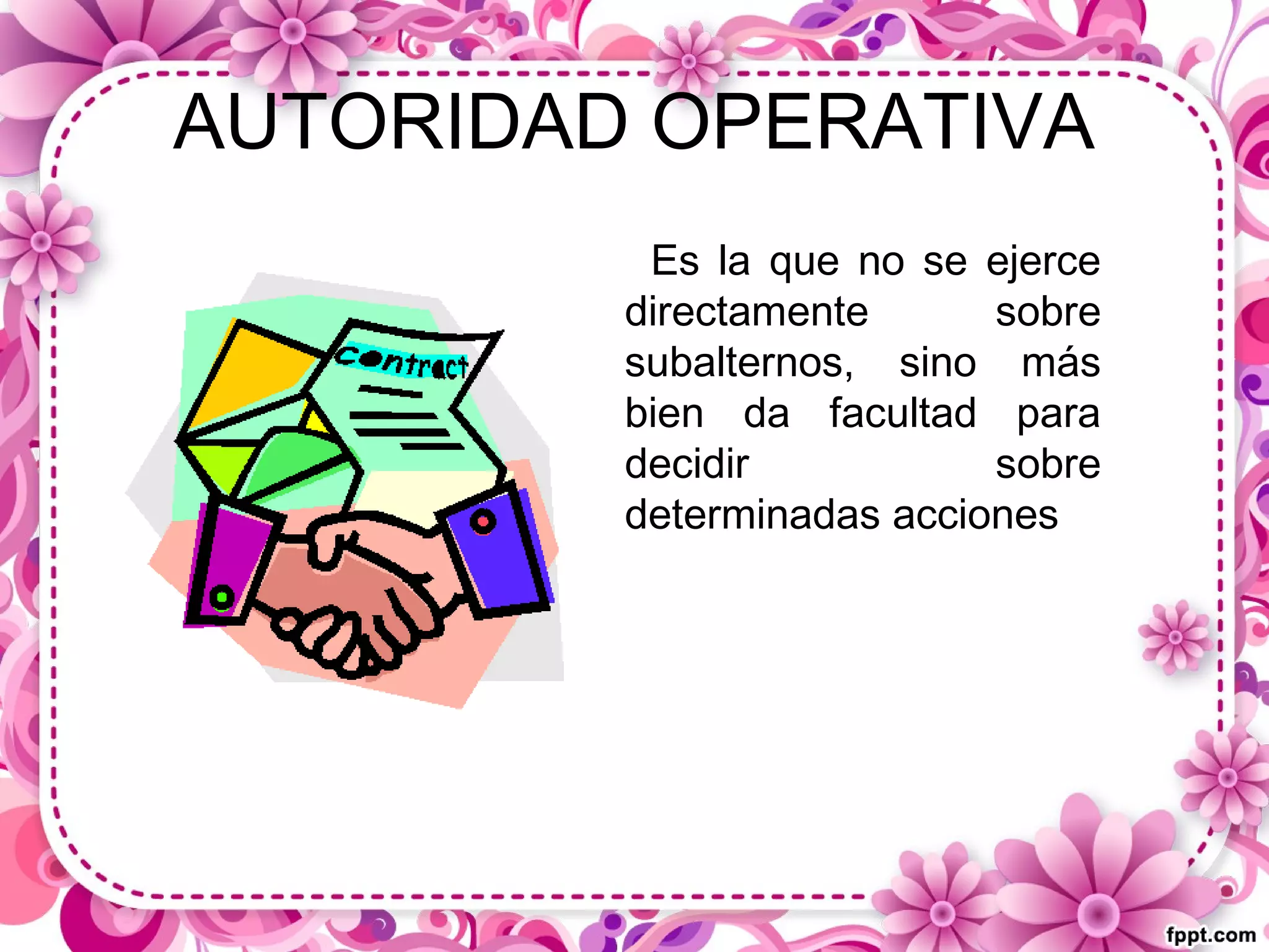 Tipos de autoridad | PPT