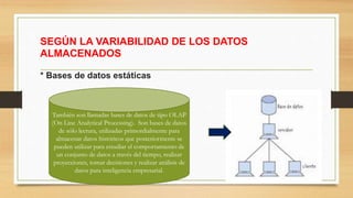 TIPOS DE BASE DE DATOS | PPTX