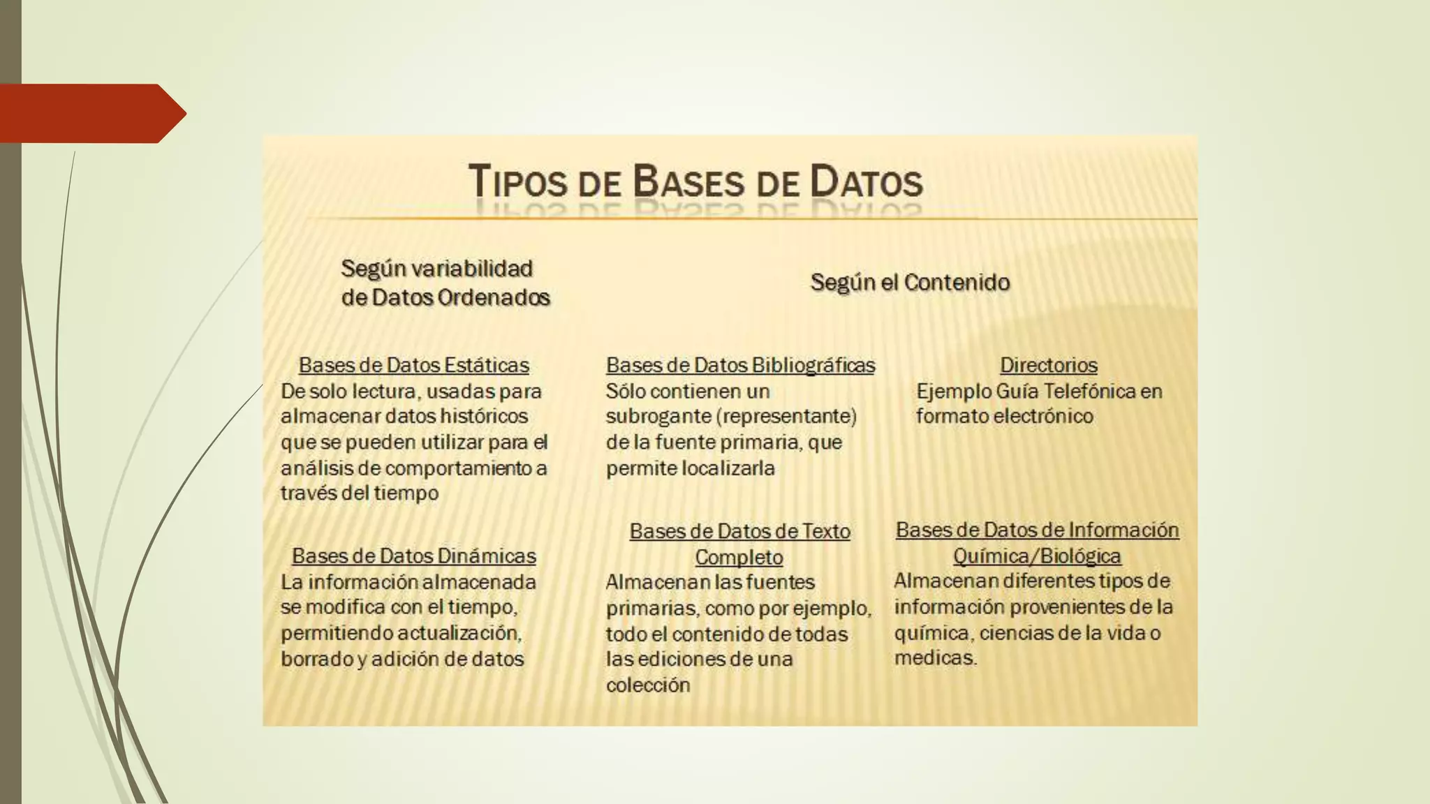 Tipos De Base De Datos Ppt 9203