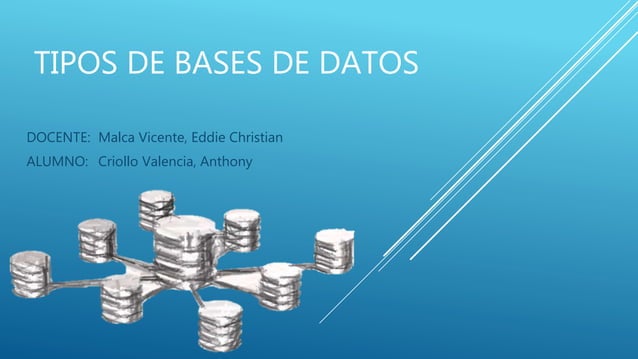 Tipos de bases de datos | PPT