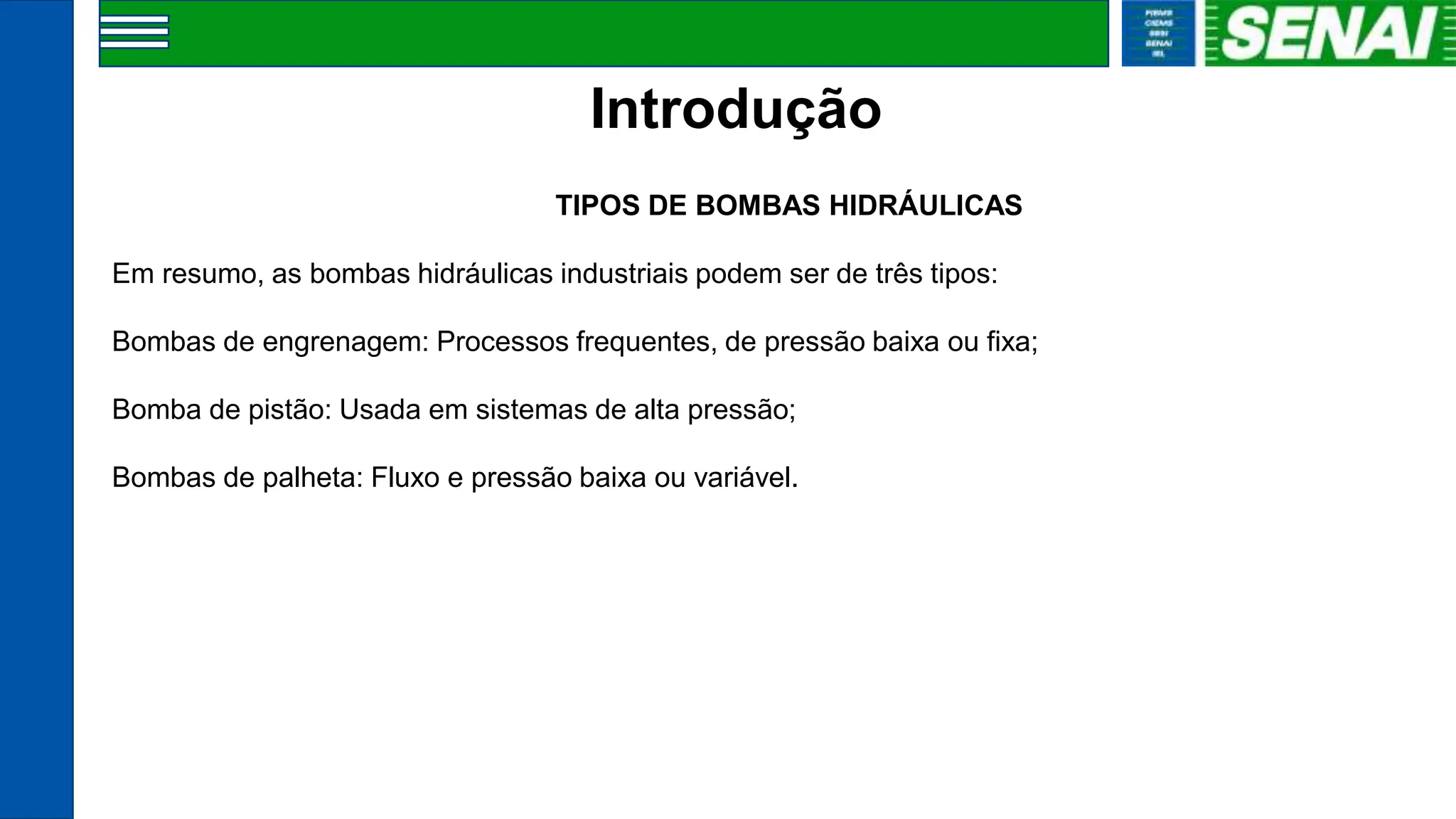 tipos de bombas hidráulicas mais utilizadas.ppt