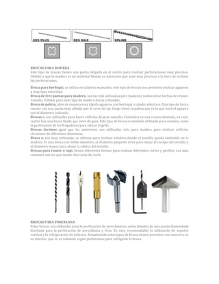 Tabla De Brocas De Grifo Estándar Pdf