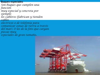 Tipos de buques y su clasificacion | PPTX