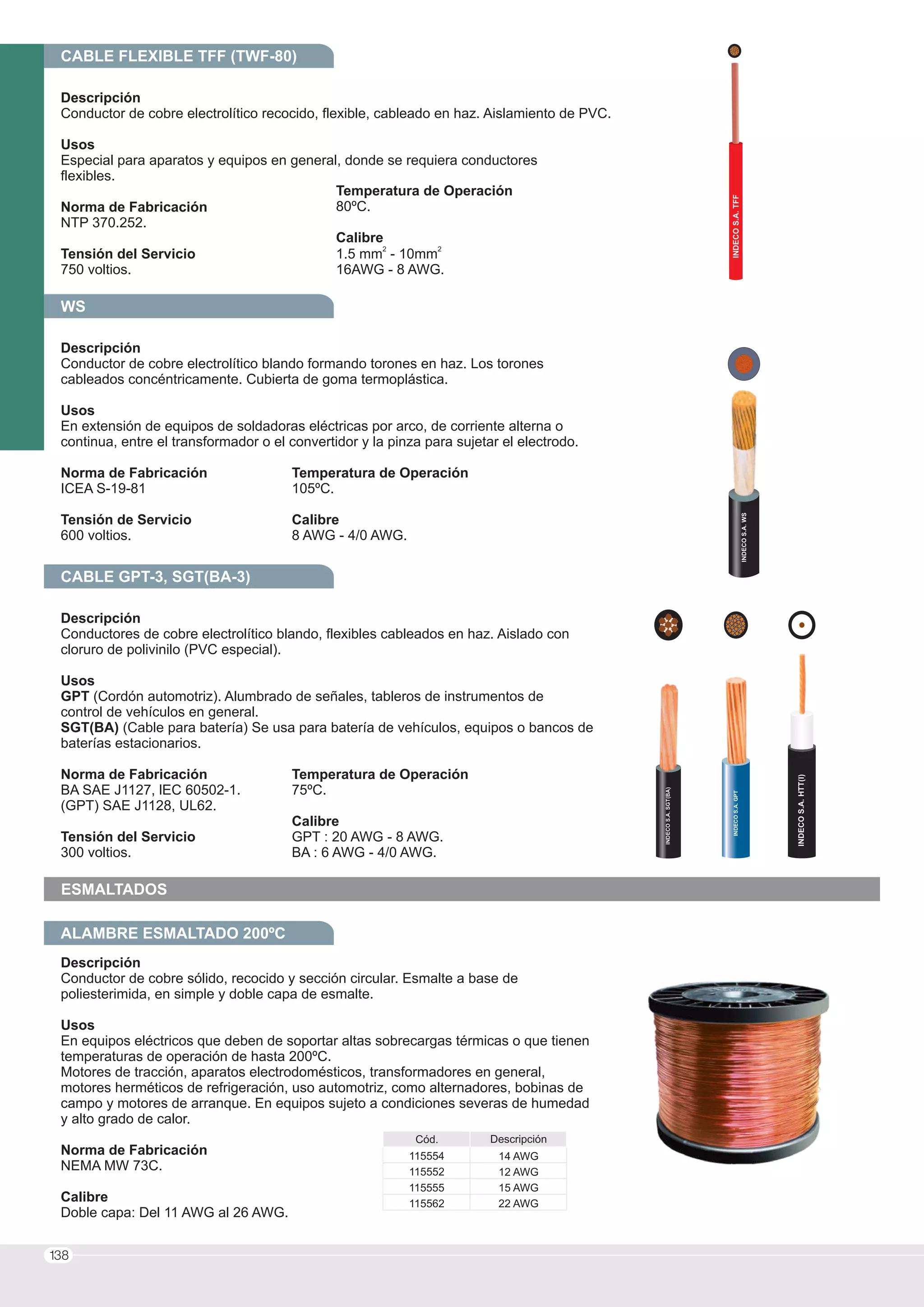 Tipos de cable | PDF