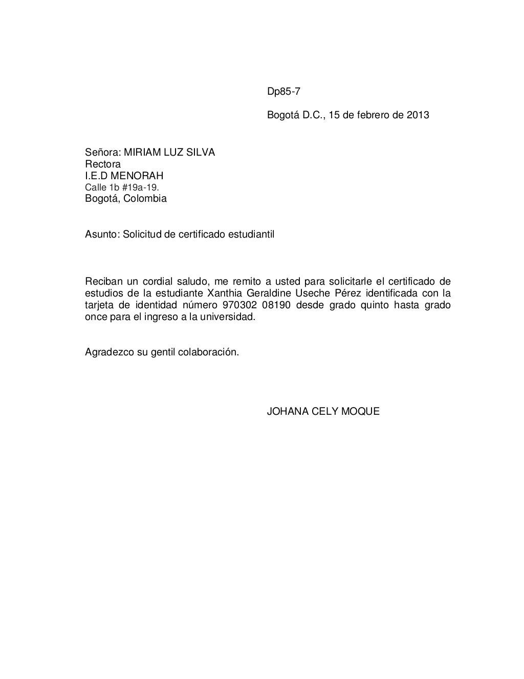 Modelos De Cartar Y Tipos: Tipos Carta Modelo Presentación - Vrogue🧀 ...