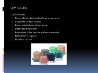 Tipos de cera | PPTX