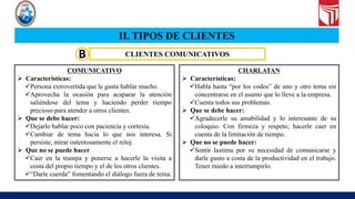 TIPOS DE CLIENTE | PPTX