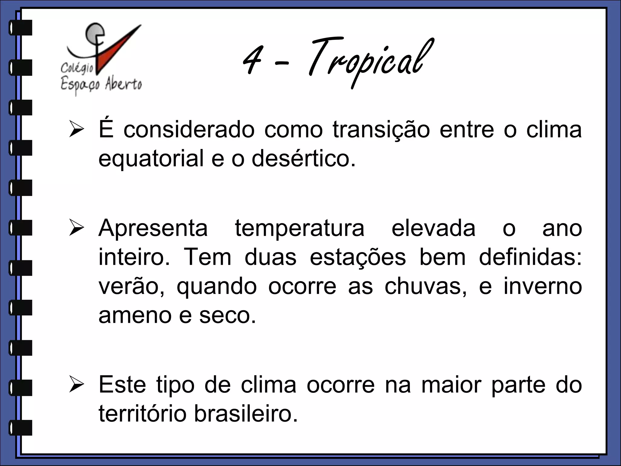 Tipos de clima | PPTX