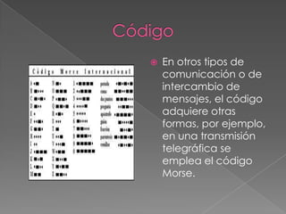 Tipos de códigos | PPTX