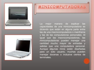 Tipos de computadoras | PPTX
