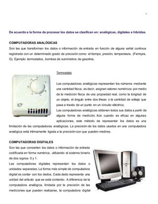 Ejemplos De Computadora Digital
