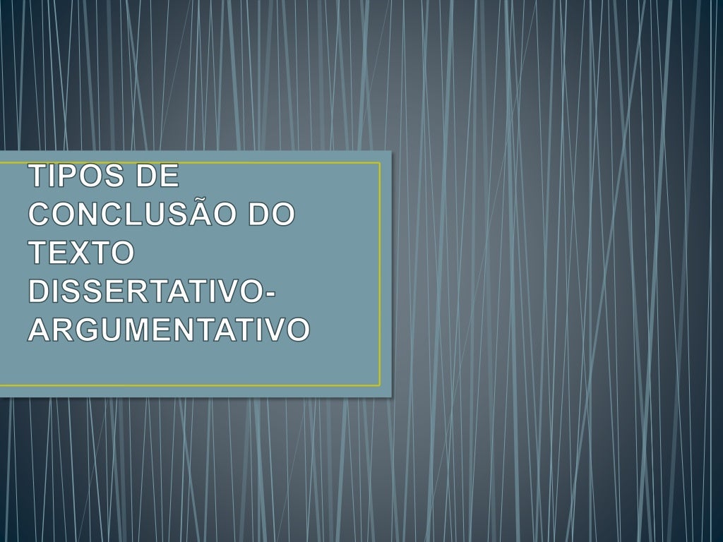 O Que Significa Concluso Para O Relator - RETOEDU