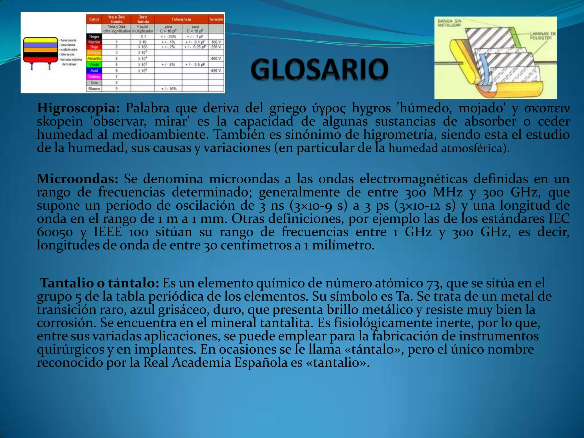 Tipos de condesandores | PPTX