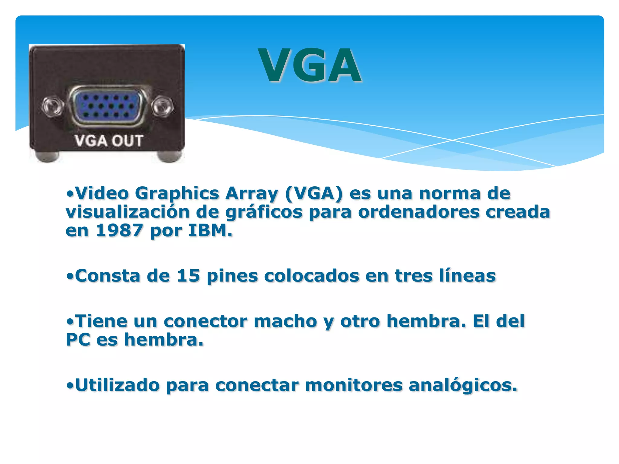 Tipos de conectores de pc | PPTX