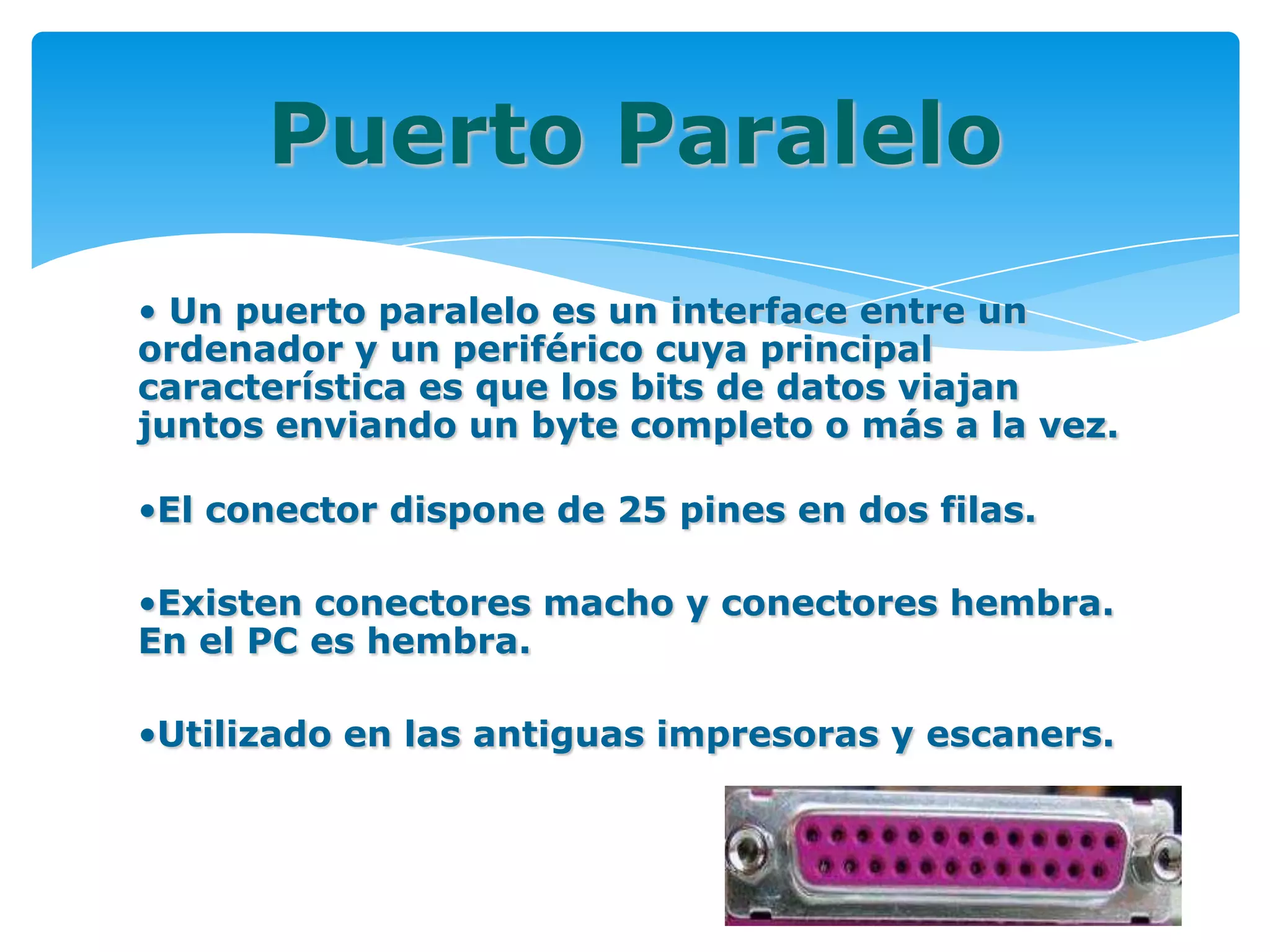 Tipos de conectores de pc | PPTX