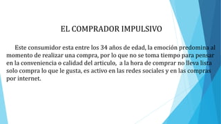 TIPOS DE CONSUMIDORES | PPTX