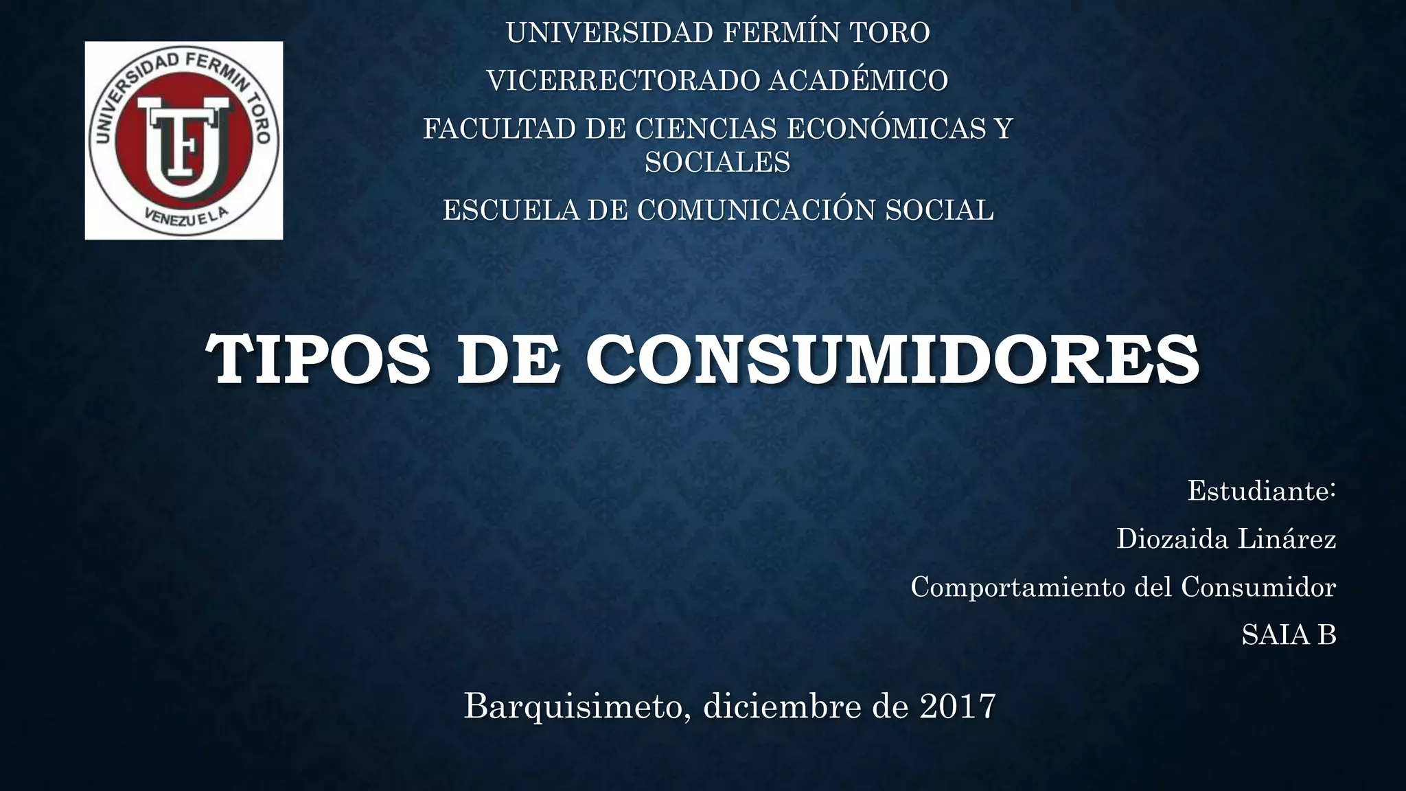 Tipos de Consumidores | PPTX