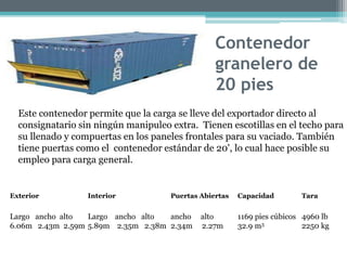 Tipos de contenedores y descripciones. | PPTX