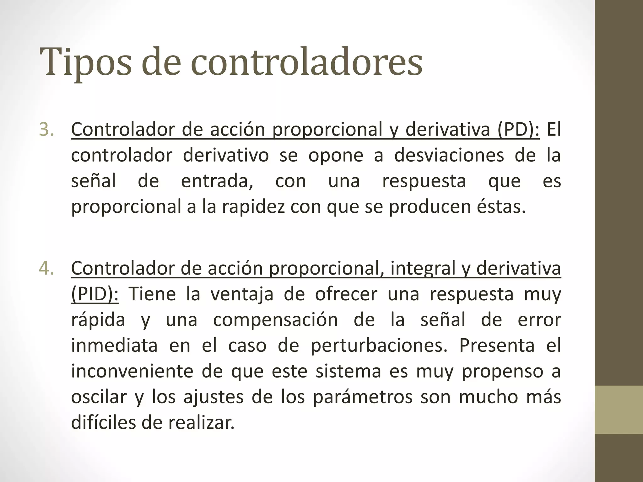 Tipos de controladores | PPTX