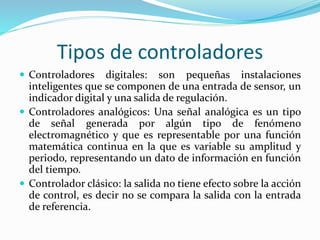 Tipos de controladores | PPTX