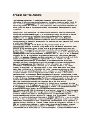 Tipos de controladores (1) | DOCX