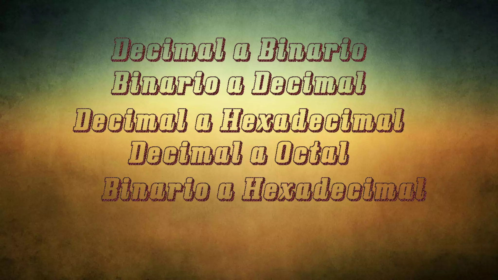 Tipos De Conversiones Ppt