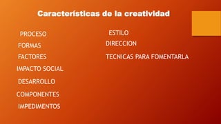 Tipos de creatividad | PPTX