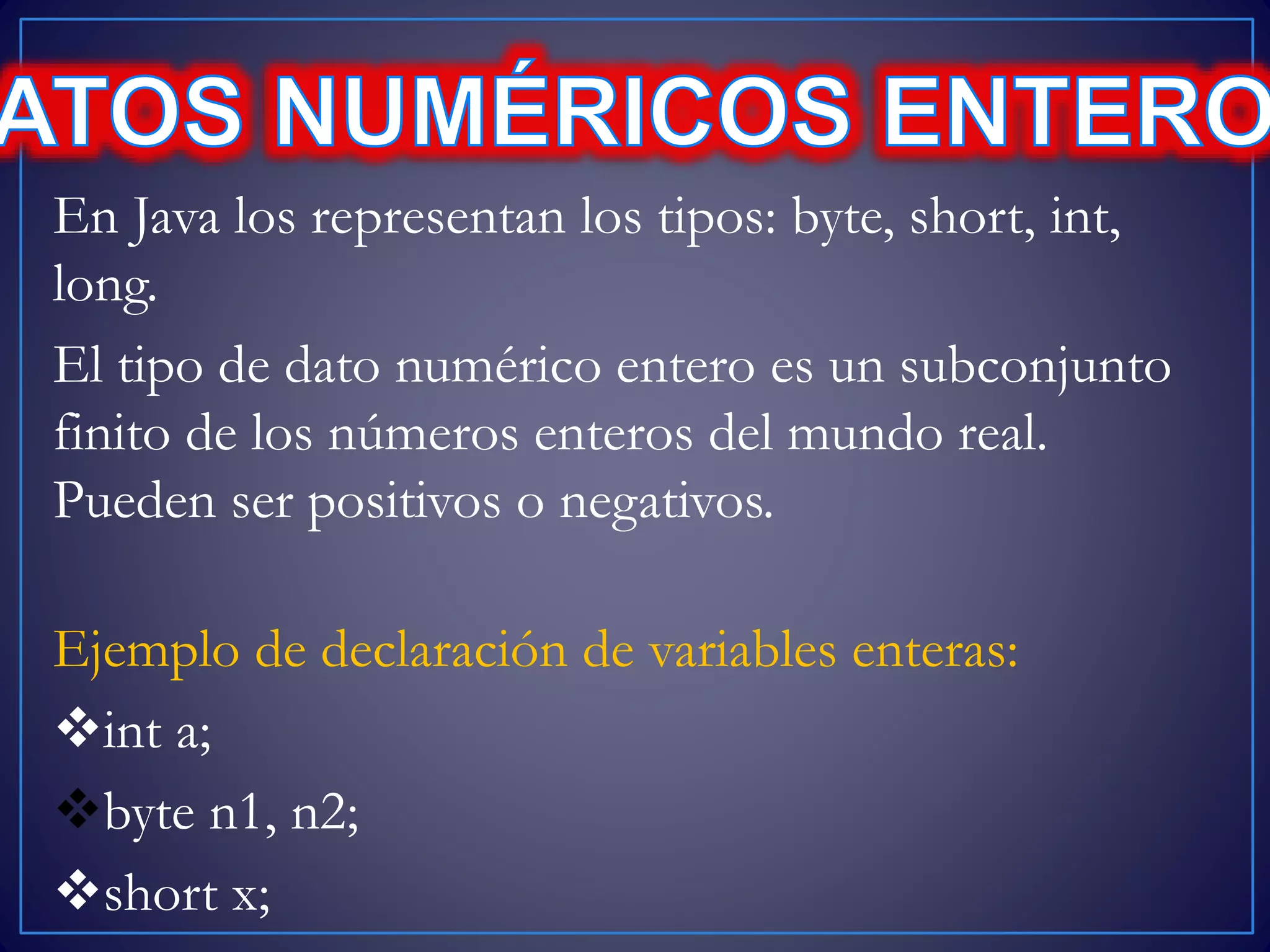 Tipos de datos_en_java | PPT