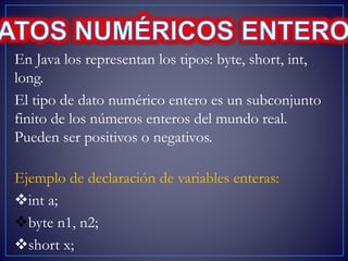 Tipos de datos_en_java | PPT