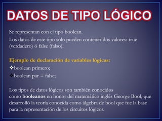 Tipos de datos_en_java | PPT