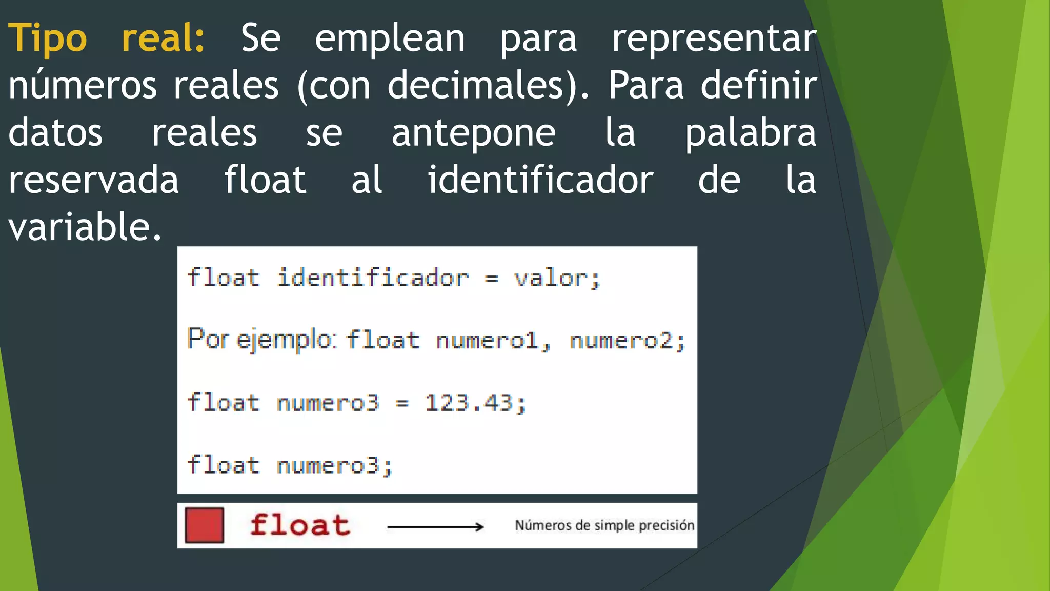 Tipos de datos lenguaje c | PPTX | Programming Languages | Computing