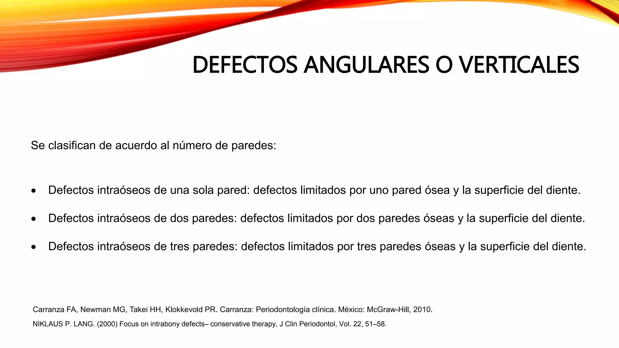 Tipos de defectos óseos, Cirugia resectiva de los tejidos blandos | PPTX