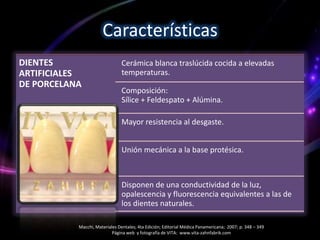 Tipos de dientes artificiales | PPTX