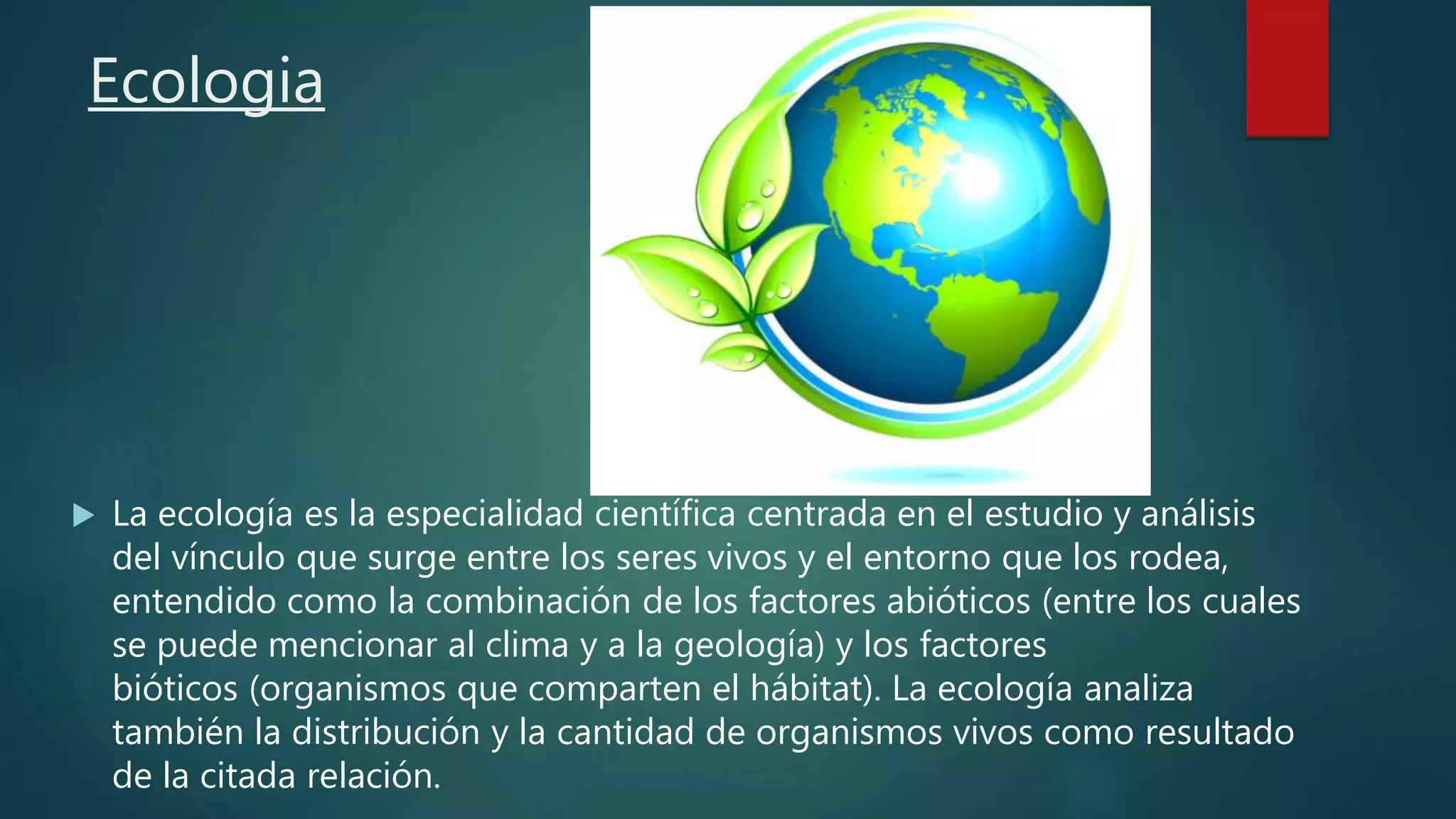 Tipos de ecologia | PPTX