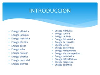 Tipos de energia (1)252158282 | PPT | Descarga Gratuita
