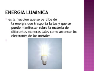 Tipos de energias | ODP