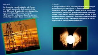 Tipos de energias | PPTX