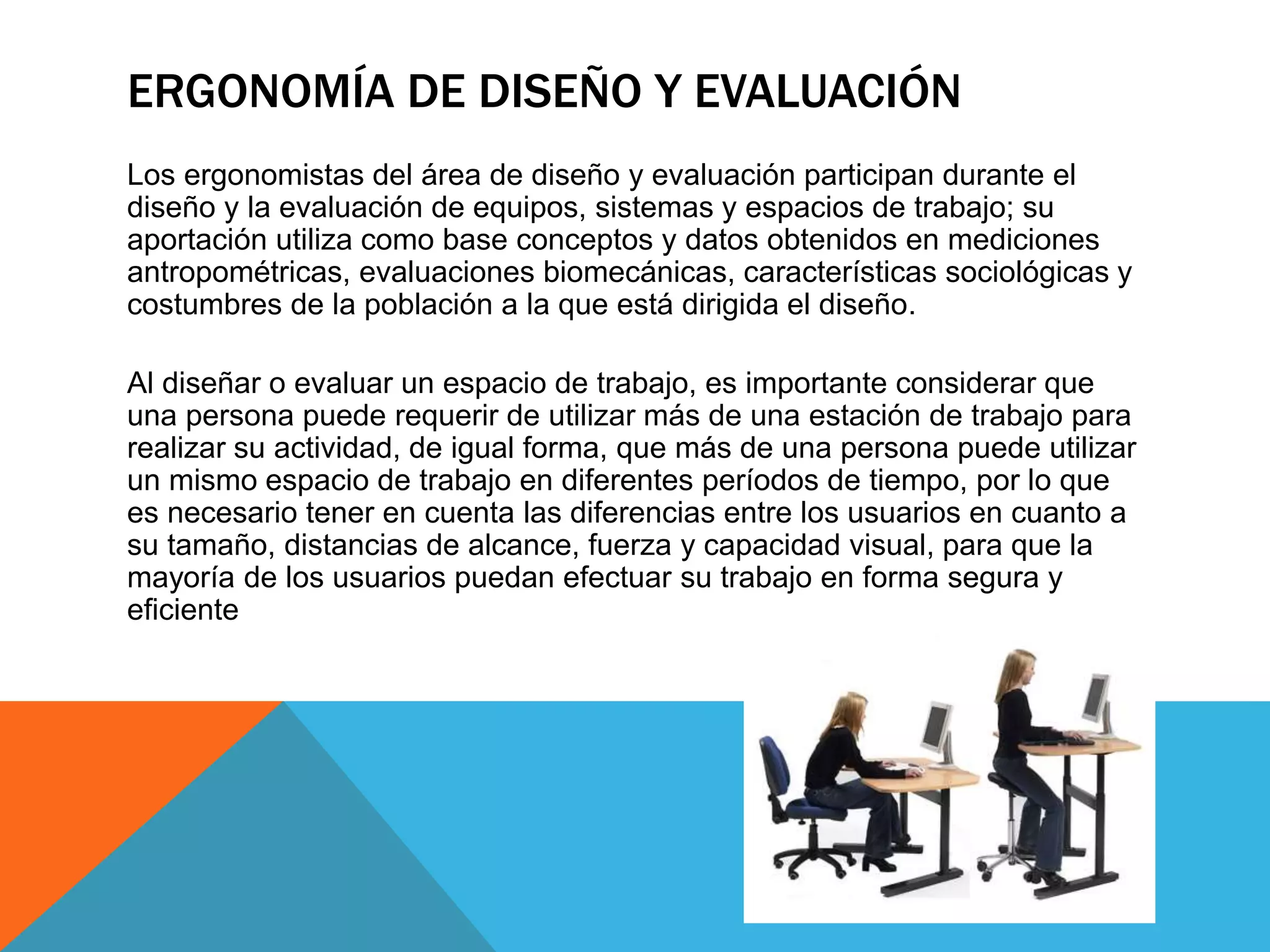 Tipos de ergonomia | PPTX