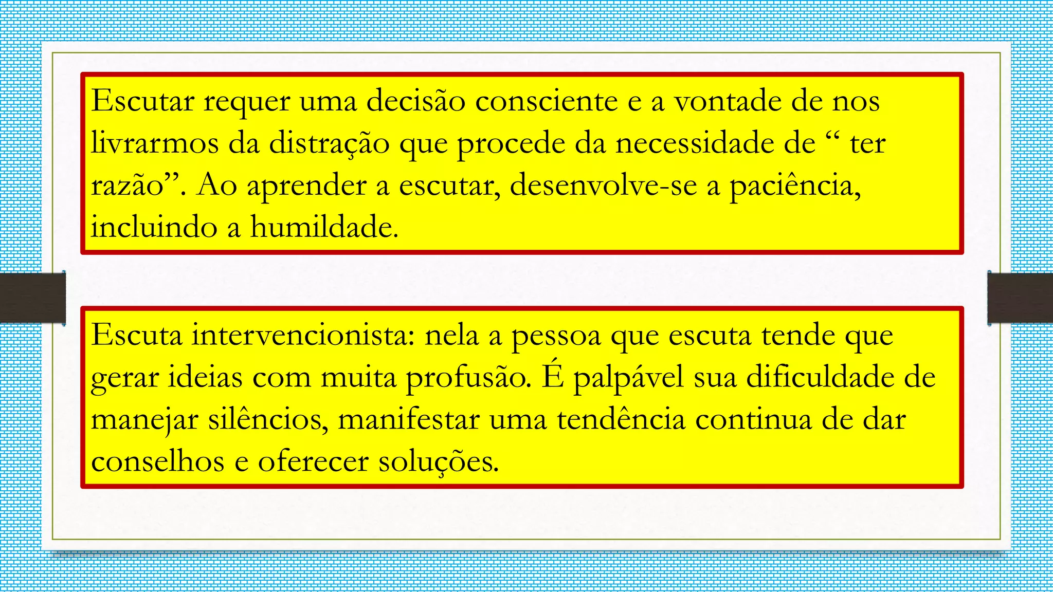 Tipos de escuta | PPT