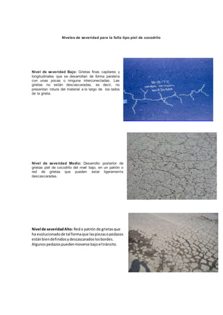 Tipos De Fallas En Pavimentos Docx