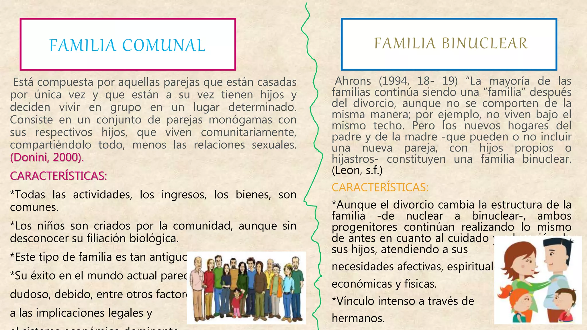 Tipos de familias | PPTX