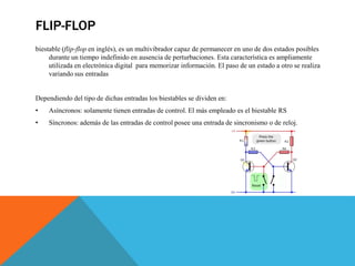 Tipos de flip flop | PPTX