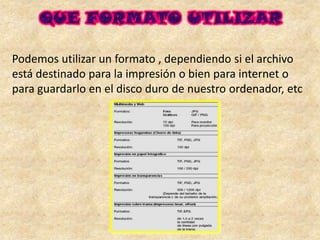 Tipos de formatos | PPTX