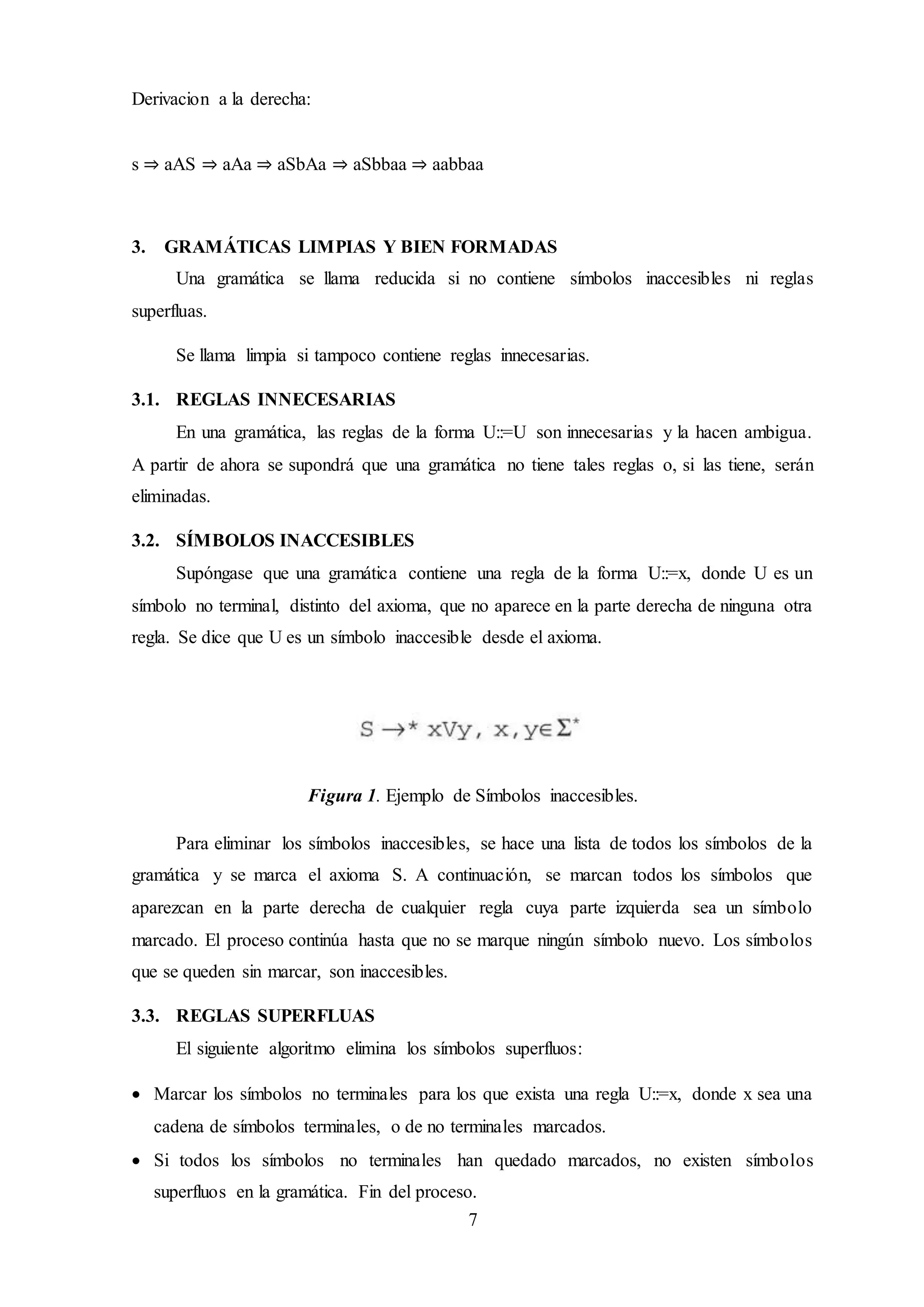 Tipos de gramatica y arboles de derivacion | DOCX