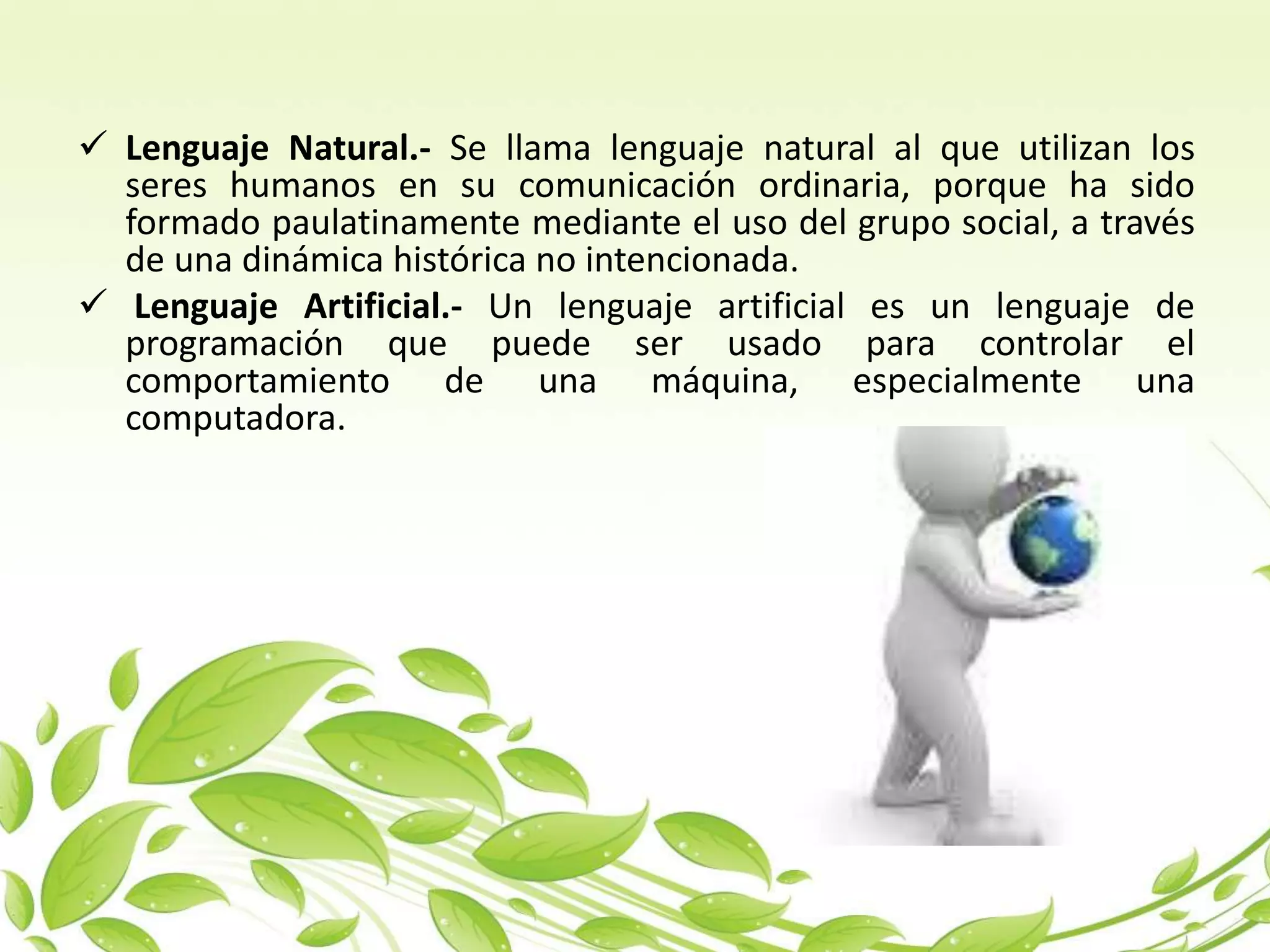 Tipos de gramatica y arboles de derivacion | PPTX