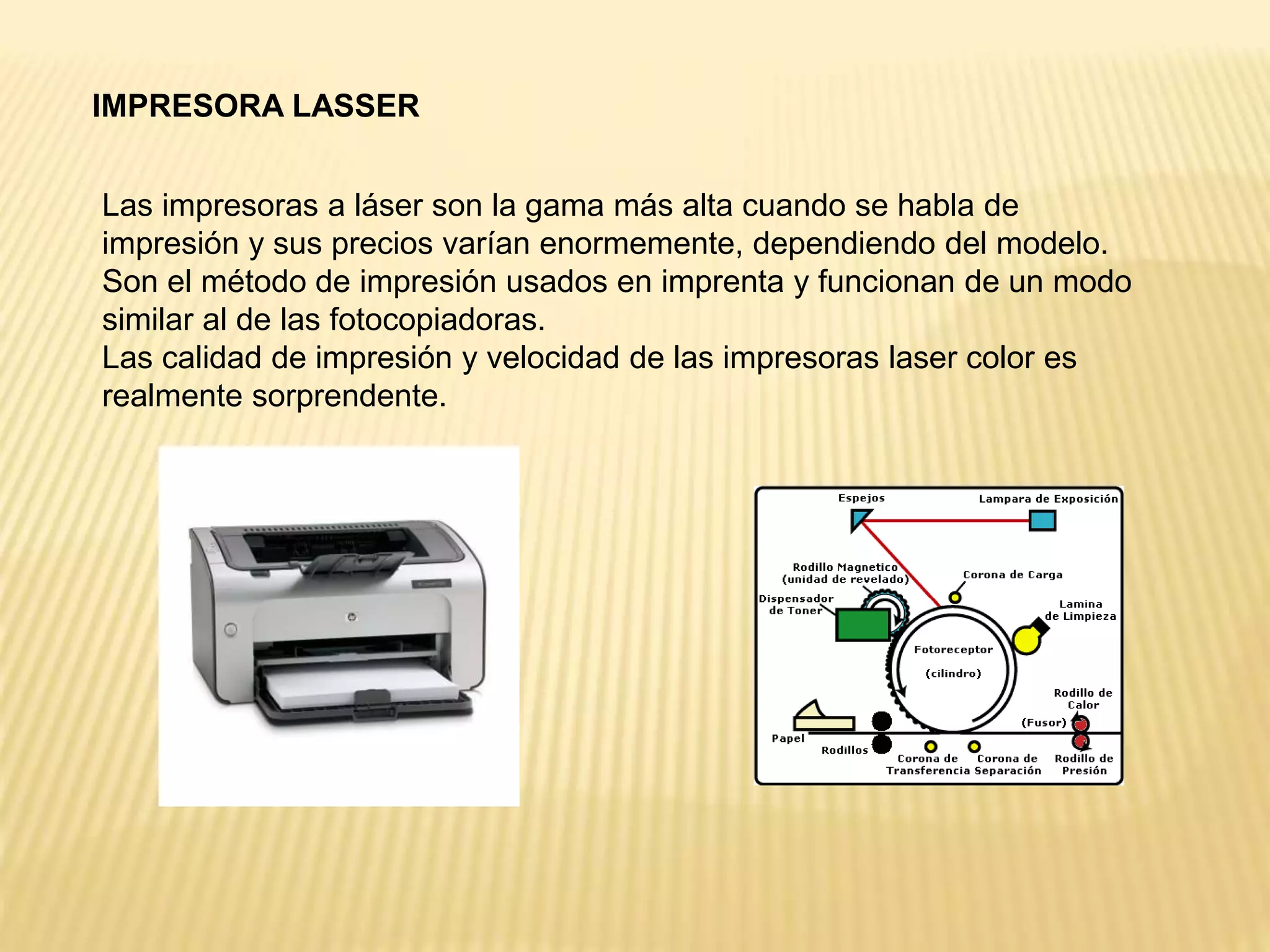 Tipos de impresora | PPT