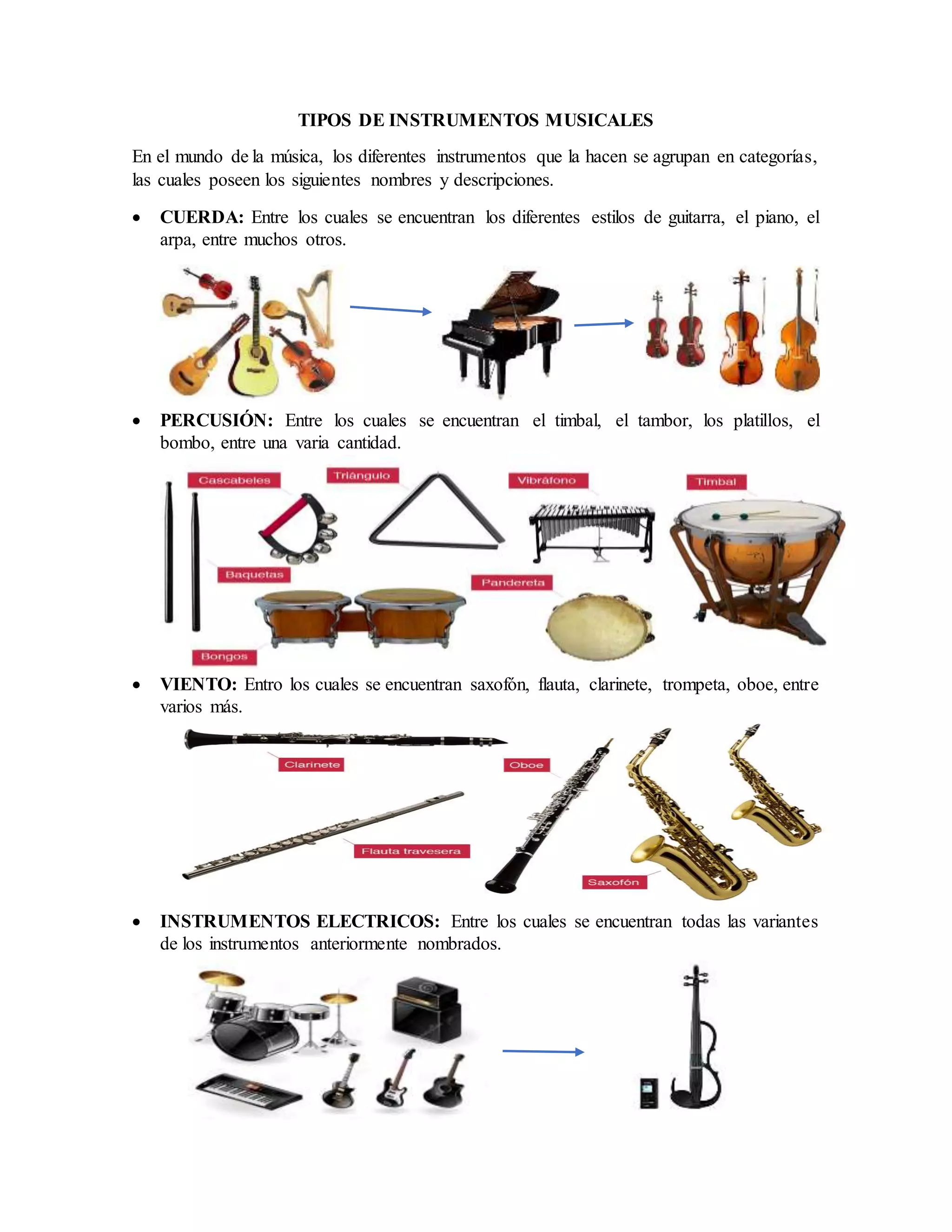 Estos Son Los Tipos De Instrumentos Musicales The 10 Best Musical