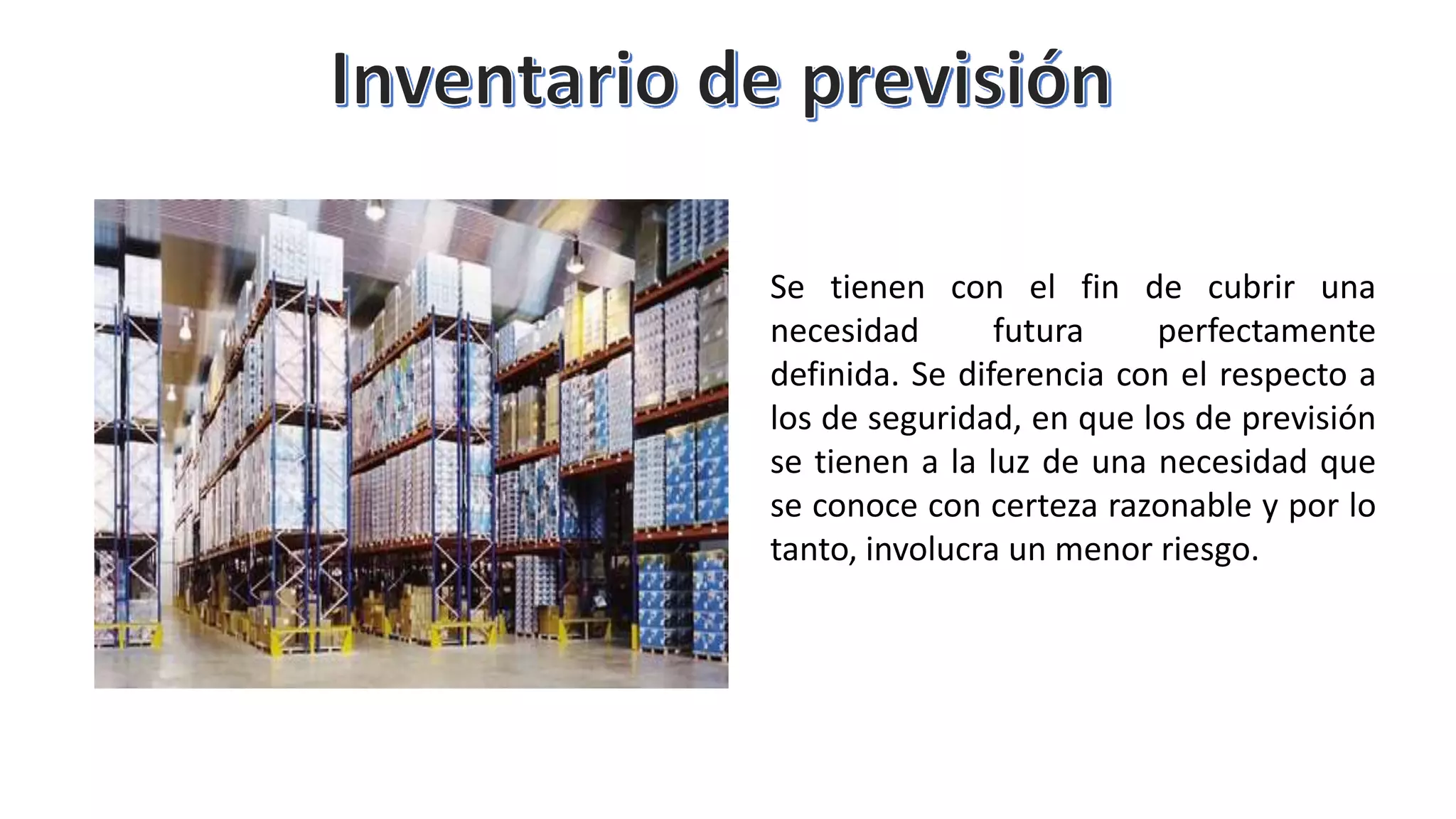 Tipos de inventarios. | PPTX