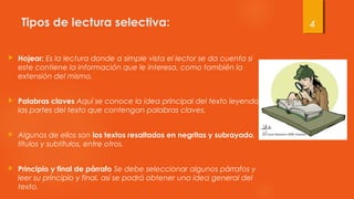 Tipos de lectura | PPT
